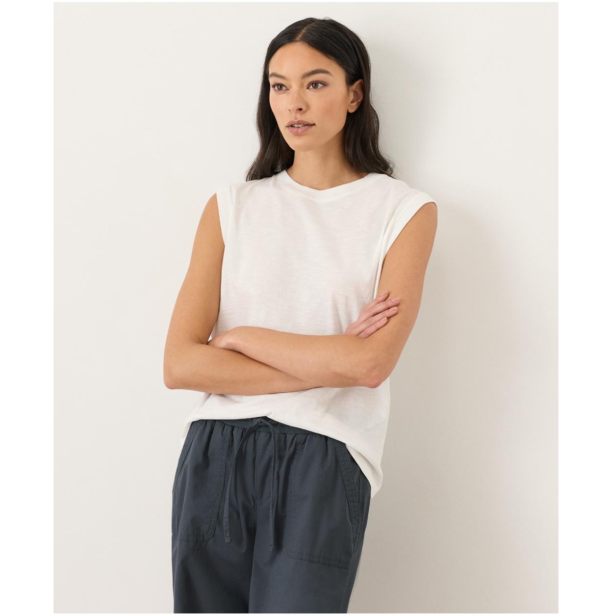 Click here for Pact Womens Organic Cotton Featherweight Slub Rela... prices