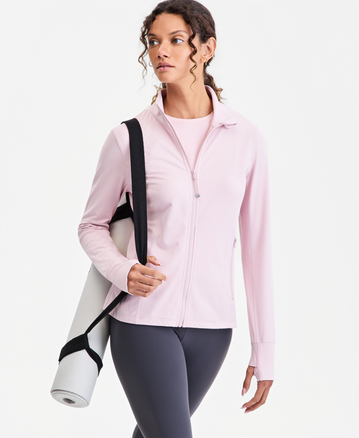 Click here for Id Ideology Womens Studio Full-Zip Jacket  Exclusi... prices