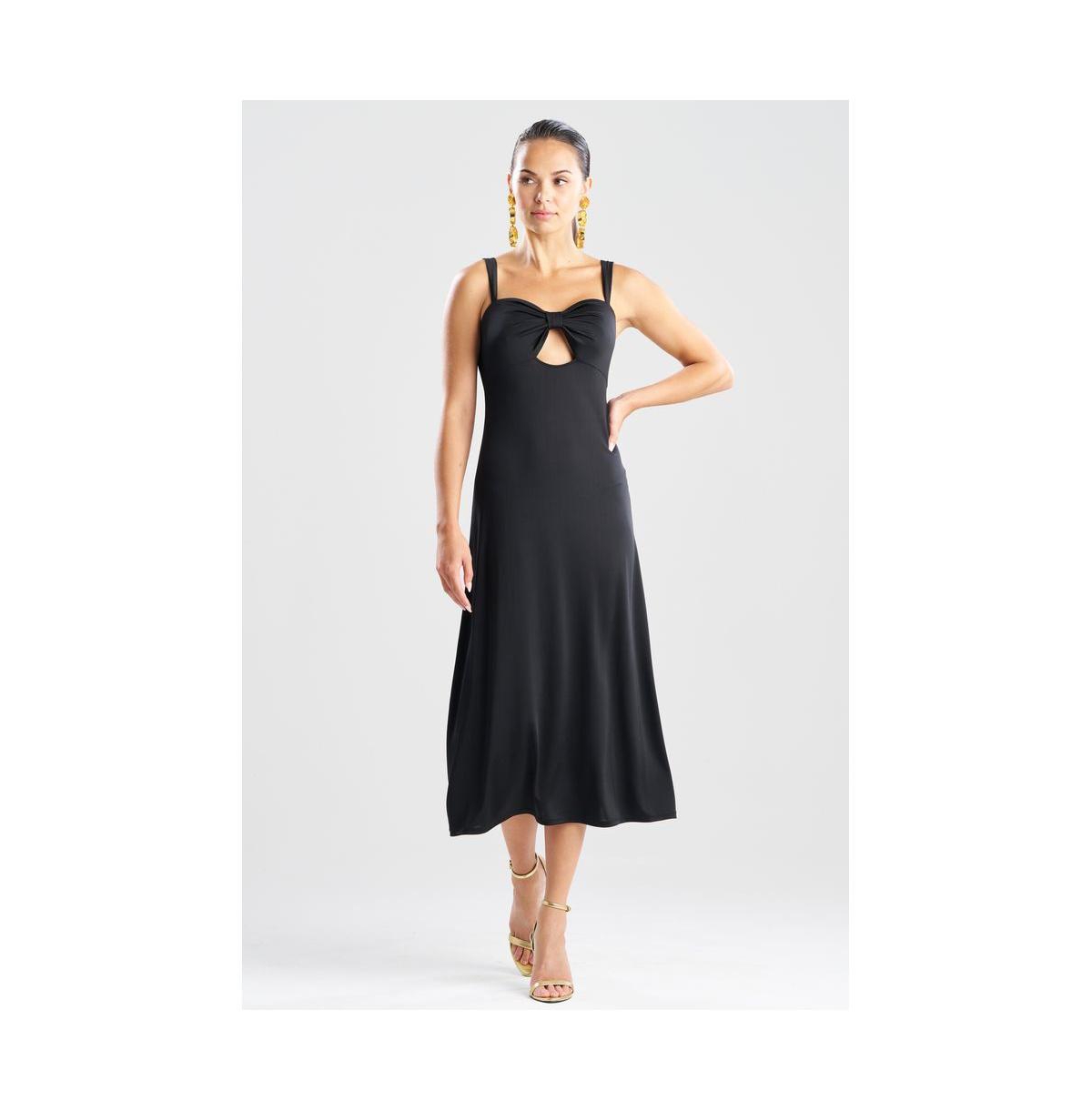Click here for Natori Womens Solid Jersey Maxi Dress - Black prices