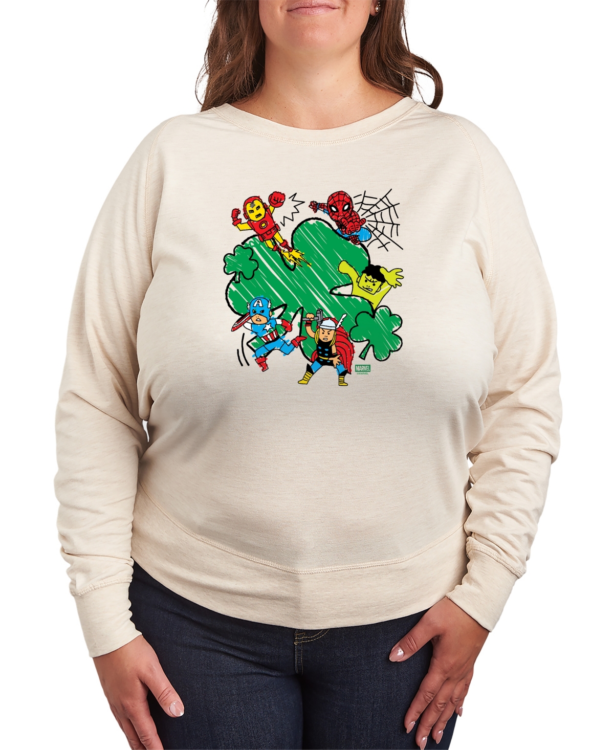 Click here for Hybrid Apparel Plus Size Marvel Avengers Shamrock... prices
