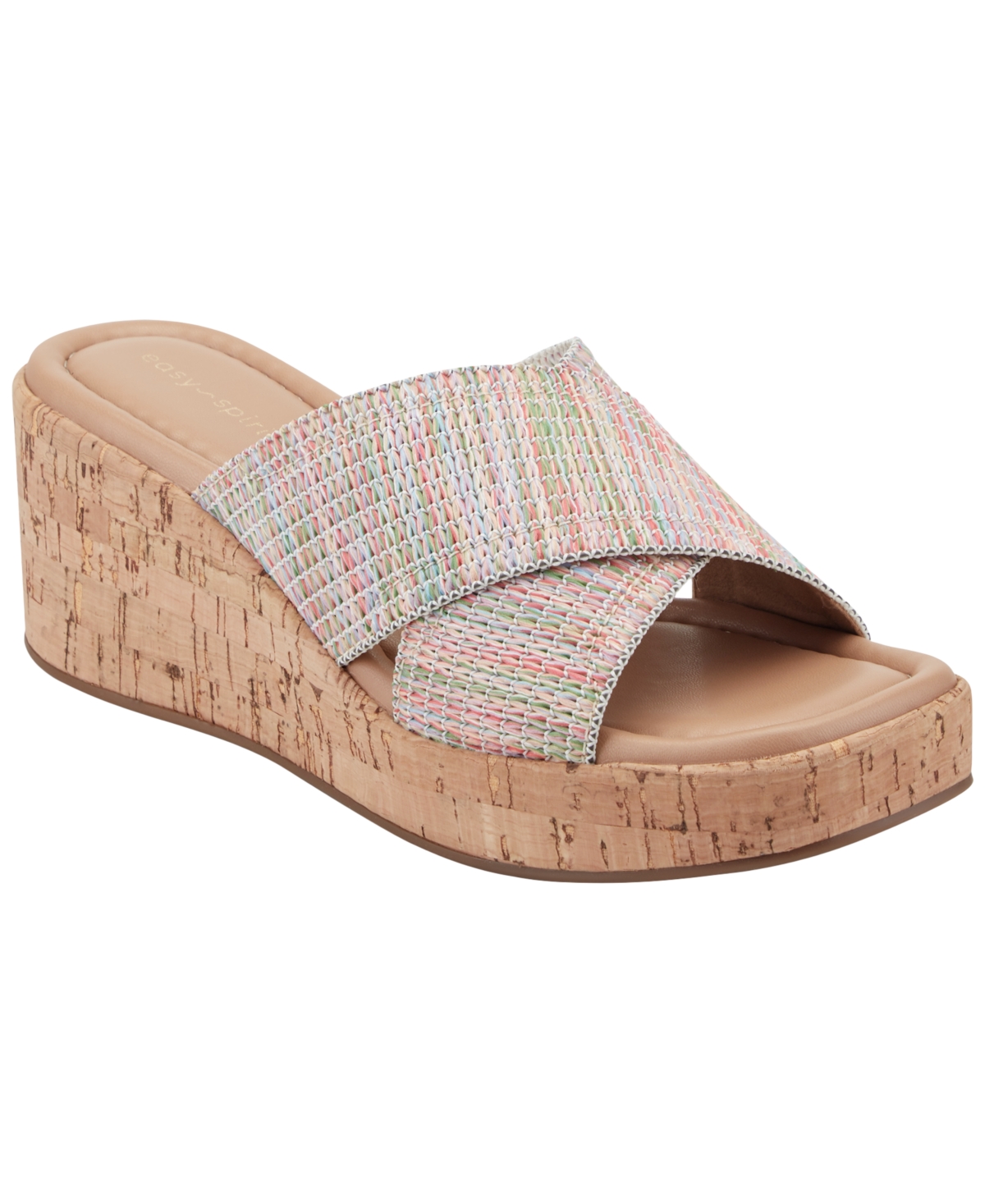 Click here for Easy Spirit Womens Fawn Slip-On Platform Sandals -... prices