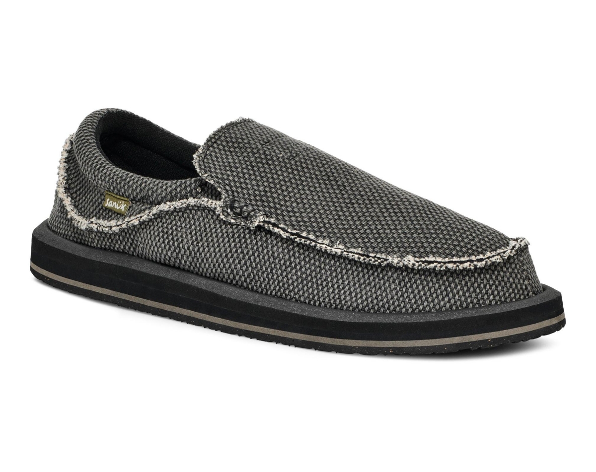 Click here for Sanuk Mens Chiba Loafers - Black prices