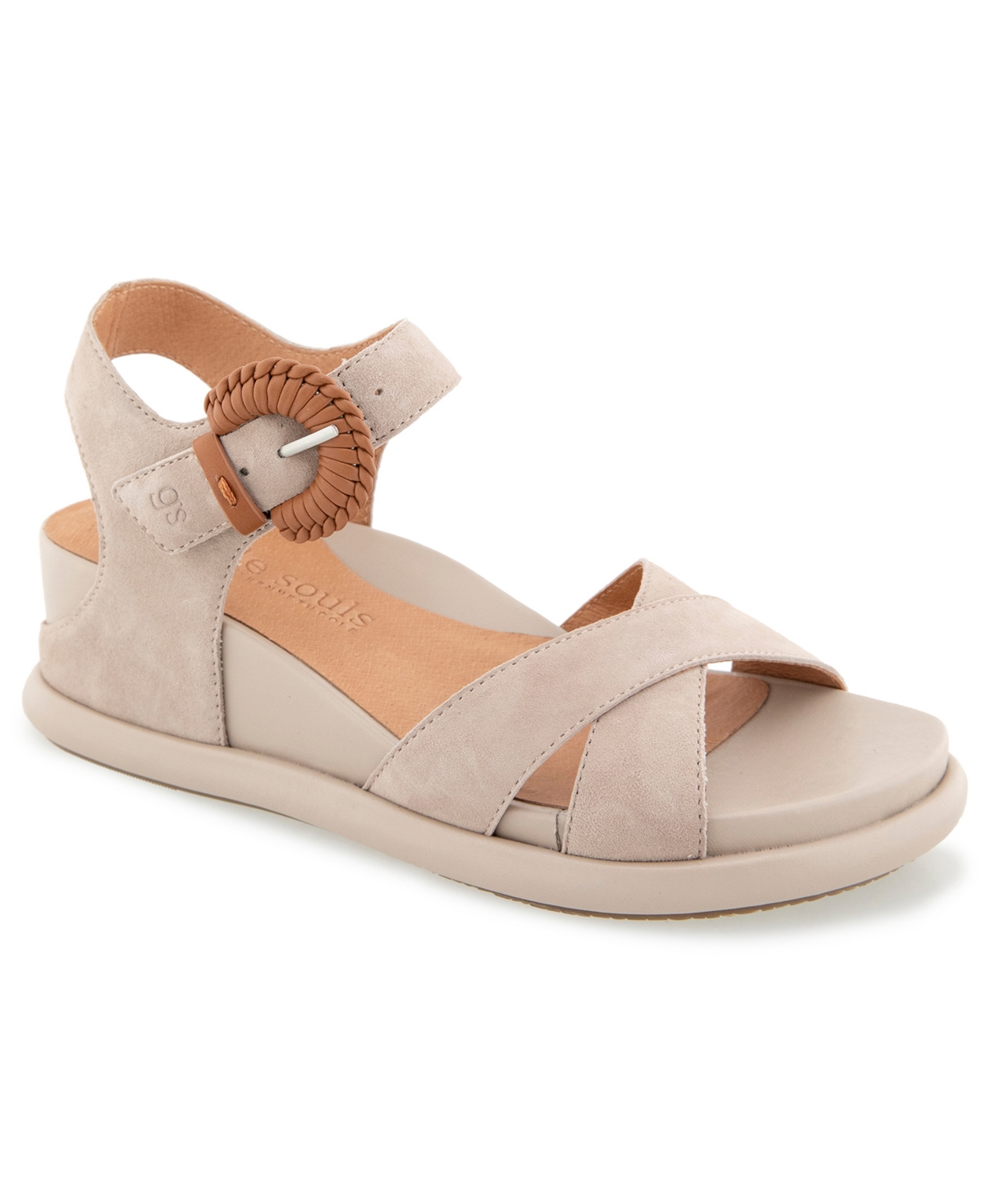 Click here for Gentle Souls Womens Jaylee Round Toe Sandals - Mus... prices