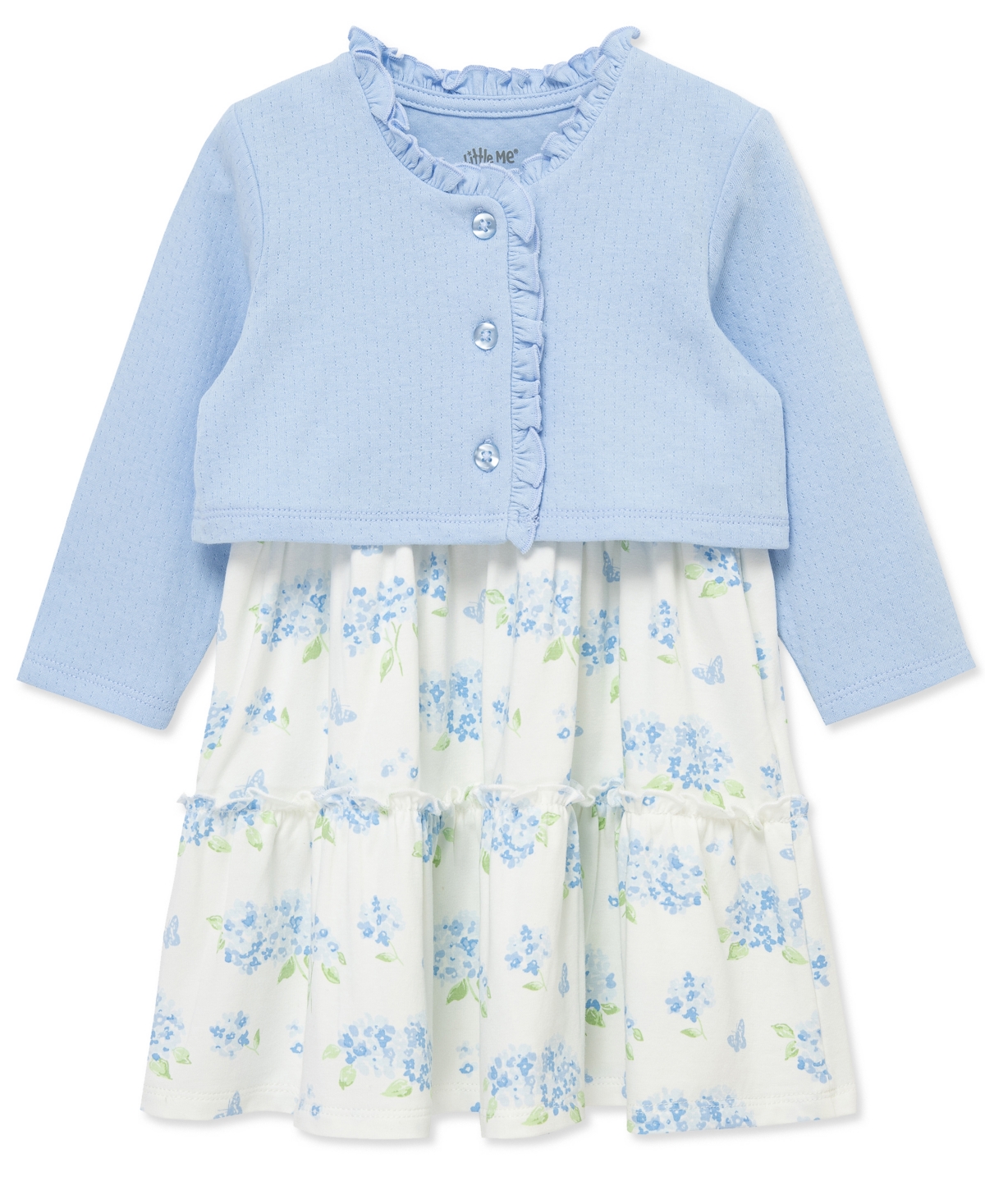 Click here for Little Me Baby Girls Floral Print Dress  Cardigan... prices