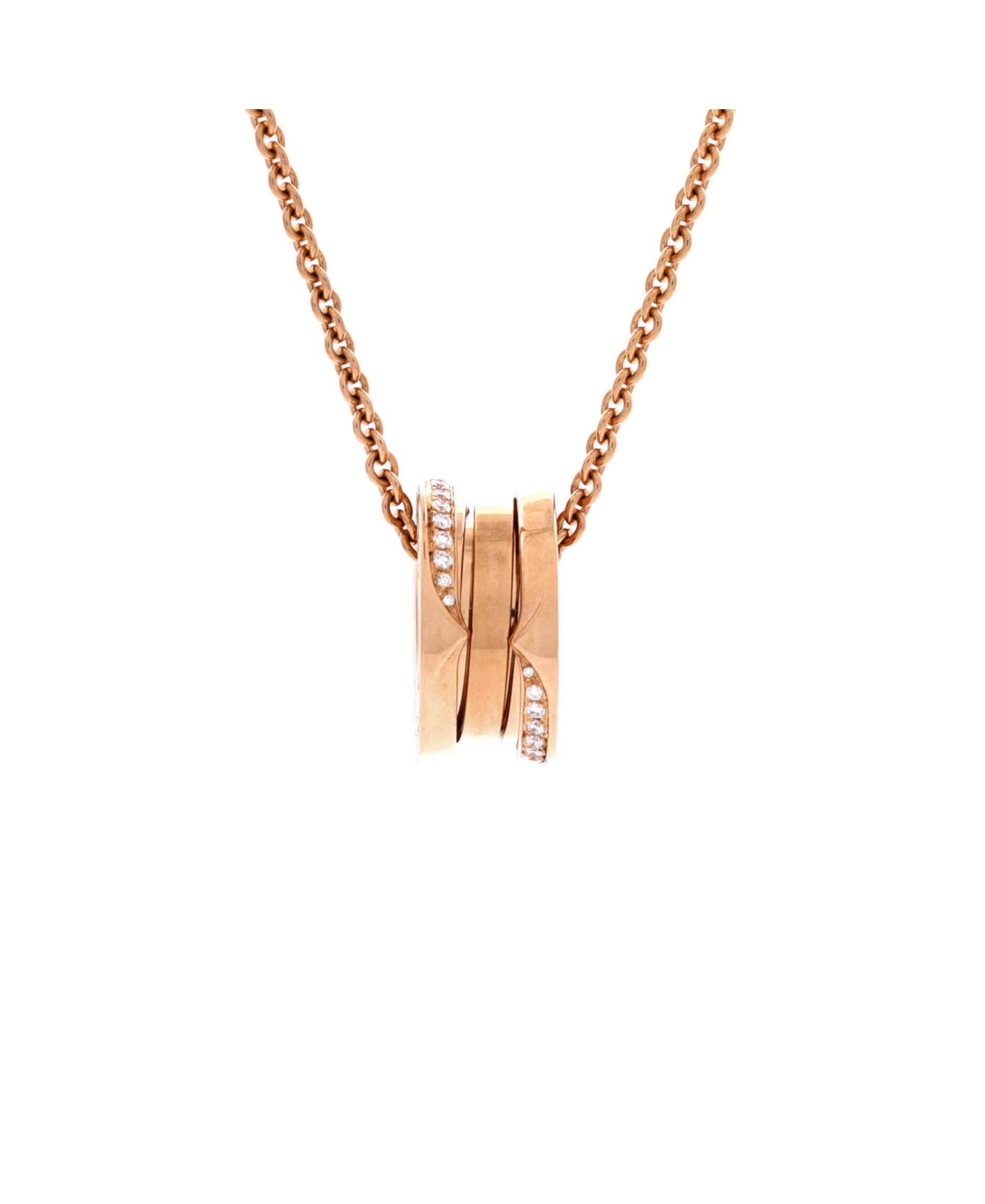 Click here for Pre-Owned Bvlgari B.Zero1 Pendant Necklace - 18k r... prices