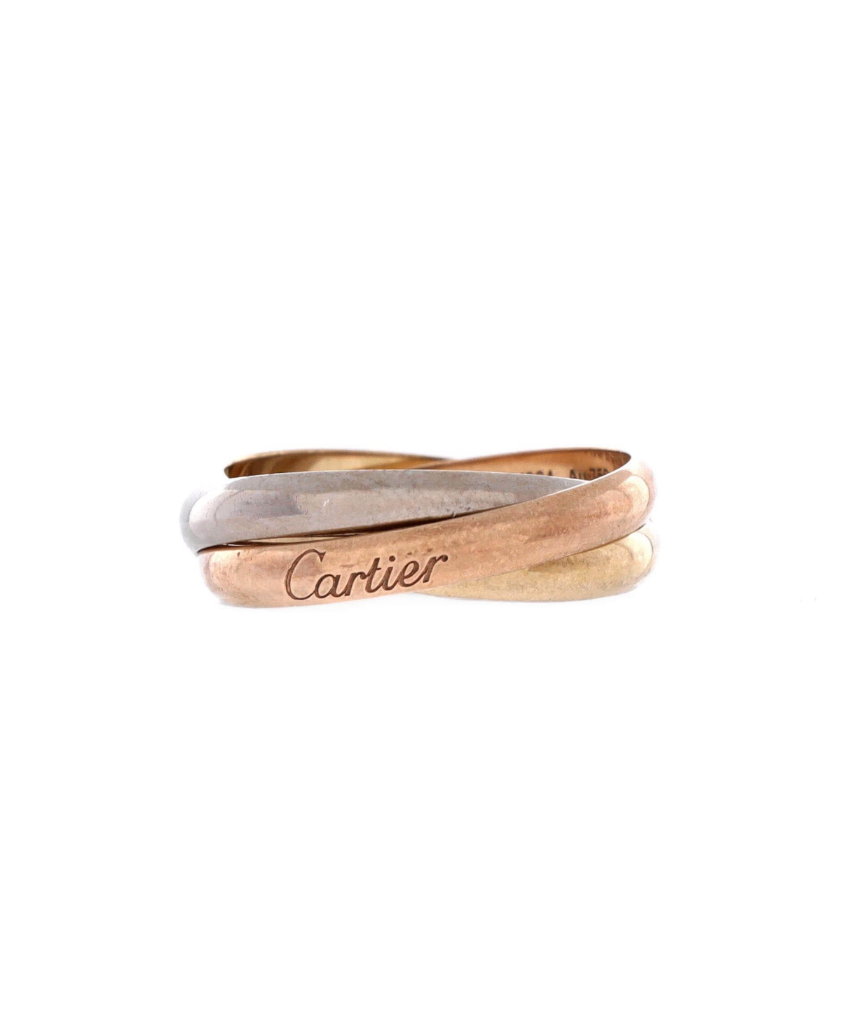 Click here for Pre-Owned Cartier Trinity Ring - 18k tri colored g... prices