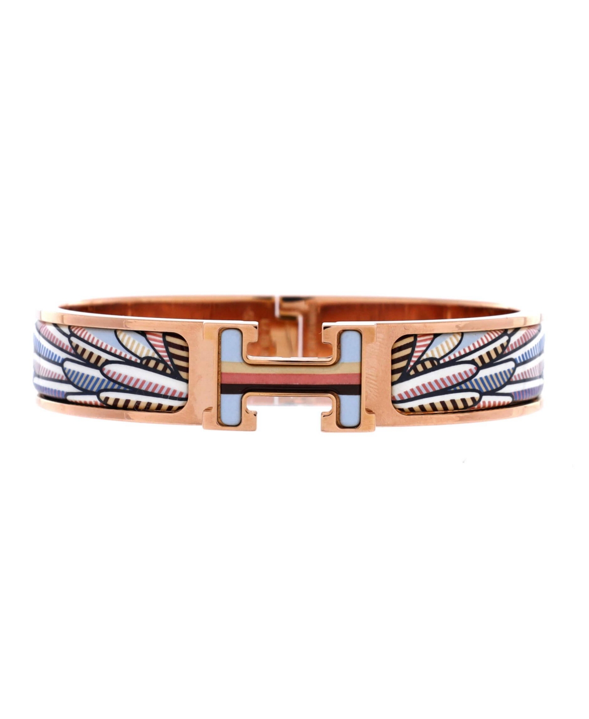 Click here for Pre-Owned HERMES Clic H Bracelet - Enamel prices