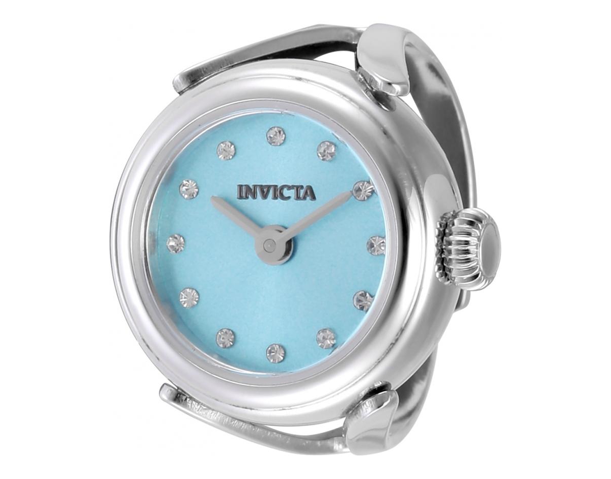 Click here for Invicta Mens 49071 Mini Quartz Dial Ring Watch - S... prices