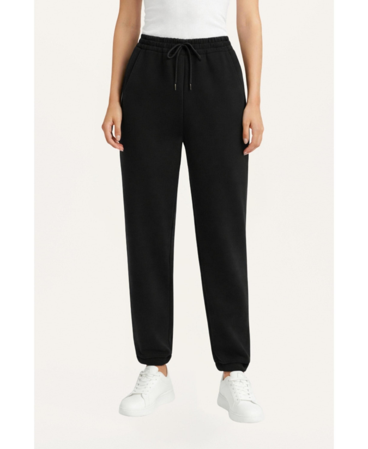 Click here for Nocturne Womens Drawstring Jogger Pants - Black prices