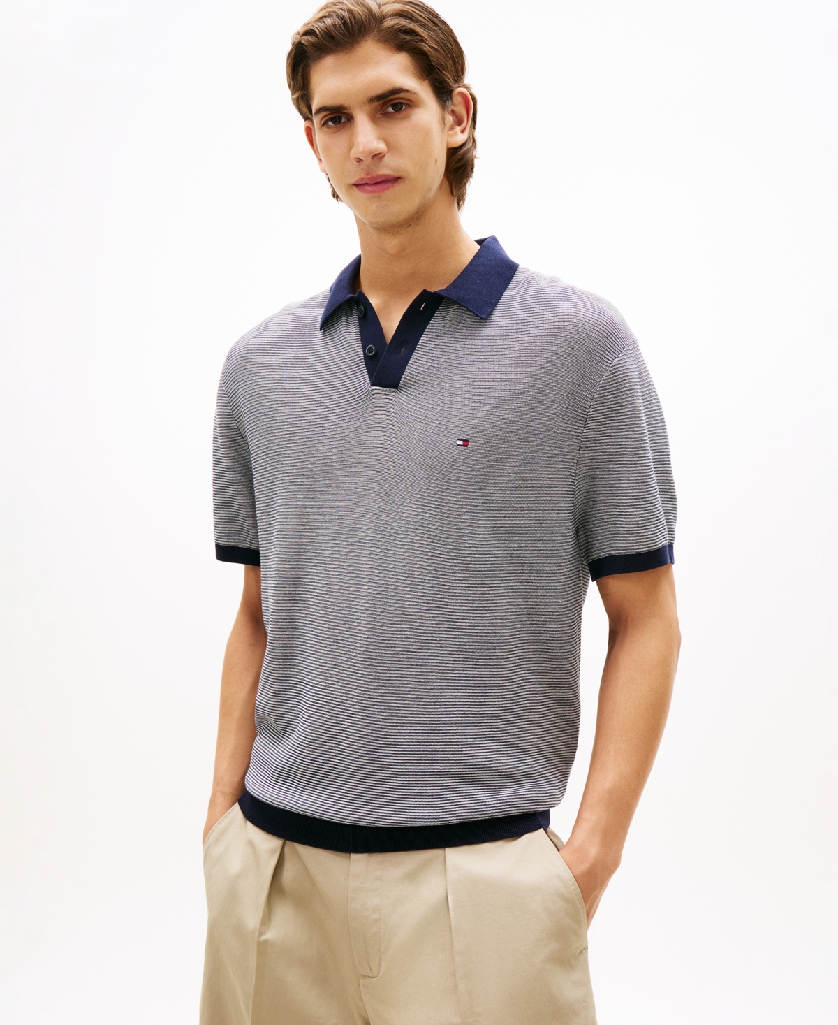 Click here for Tommy Hilfiger Mens Cool Tech Structured Short-Sle... prices