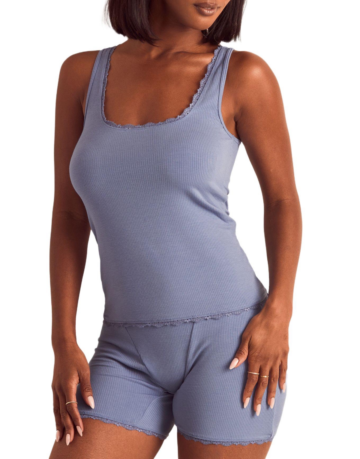 Click here for Adore Me Womens Tayler Pajama Tank & Boxer Shorts... prices