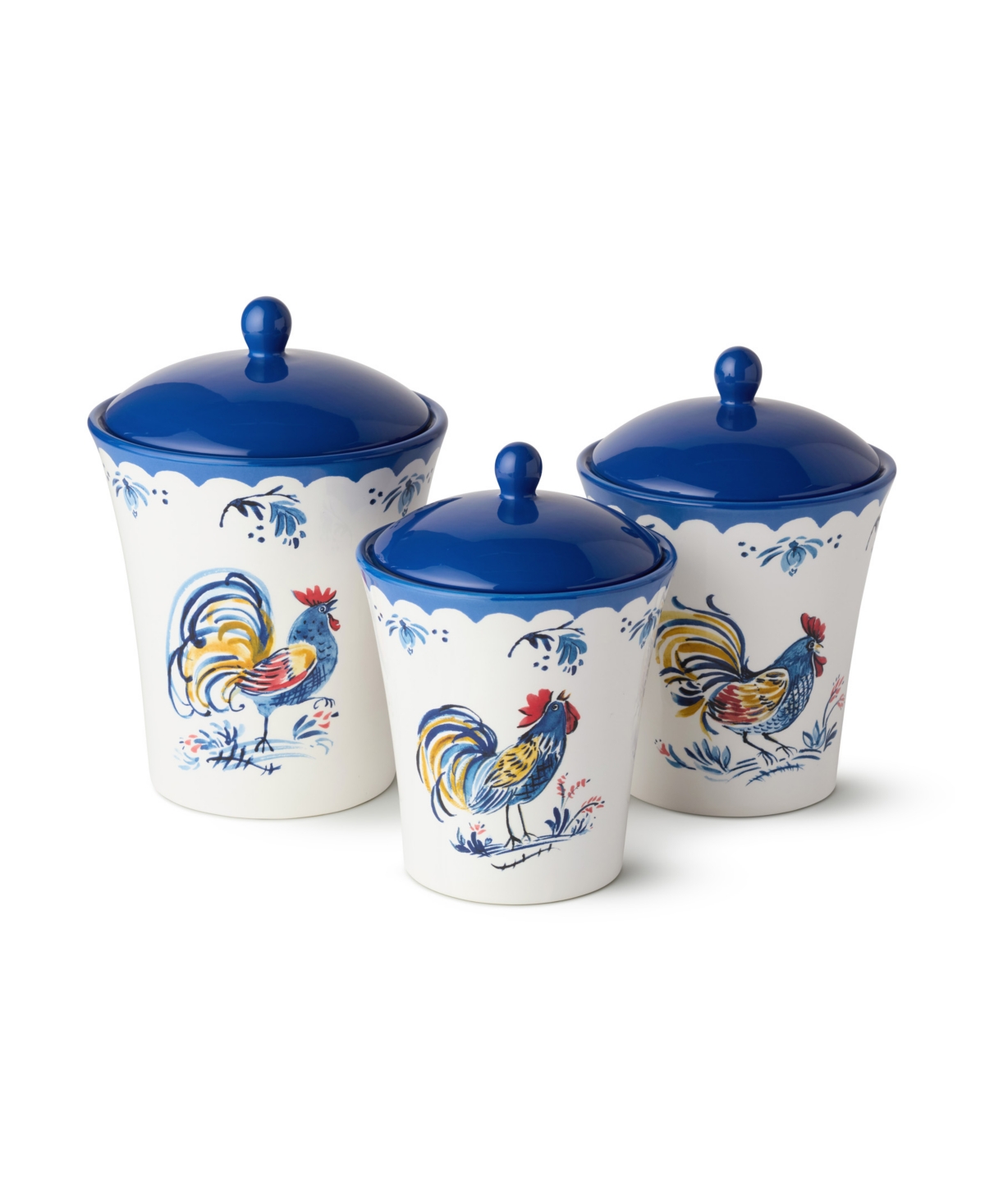 Click here for Certified International French Rooster Canisters... prices