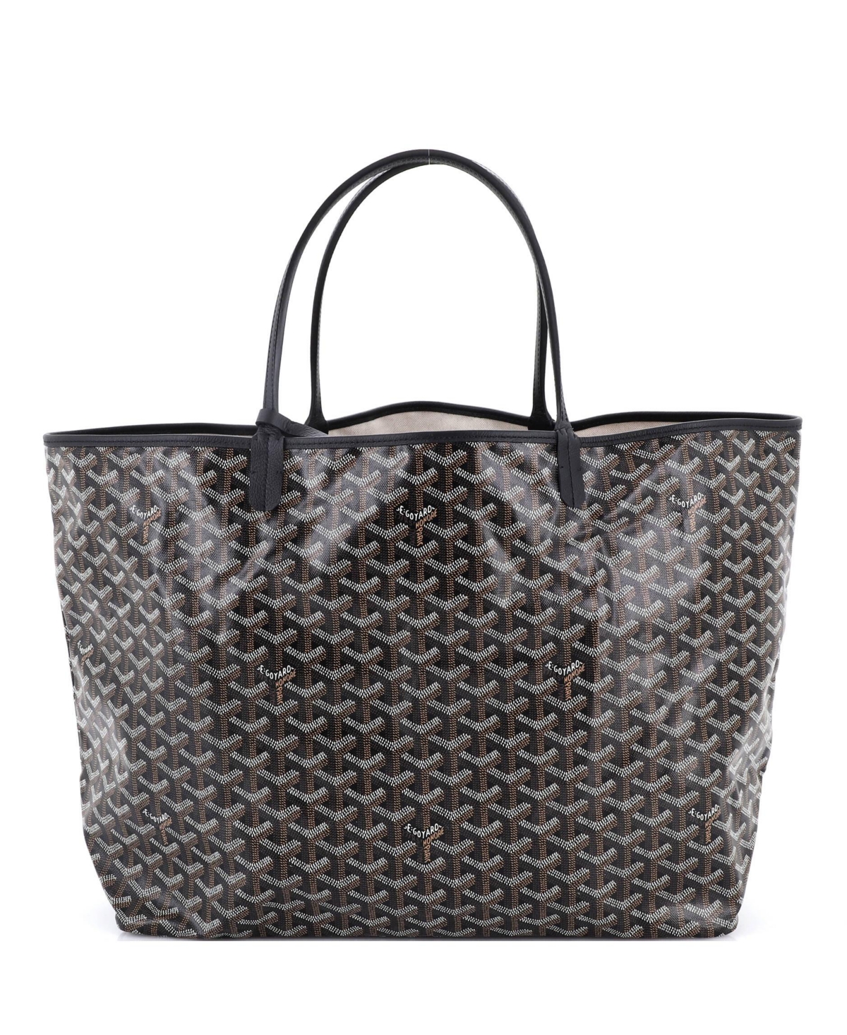 Click here for Pre-Owned Goyard Gm Saint Louis Tote Coated Canvas... prices
