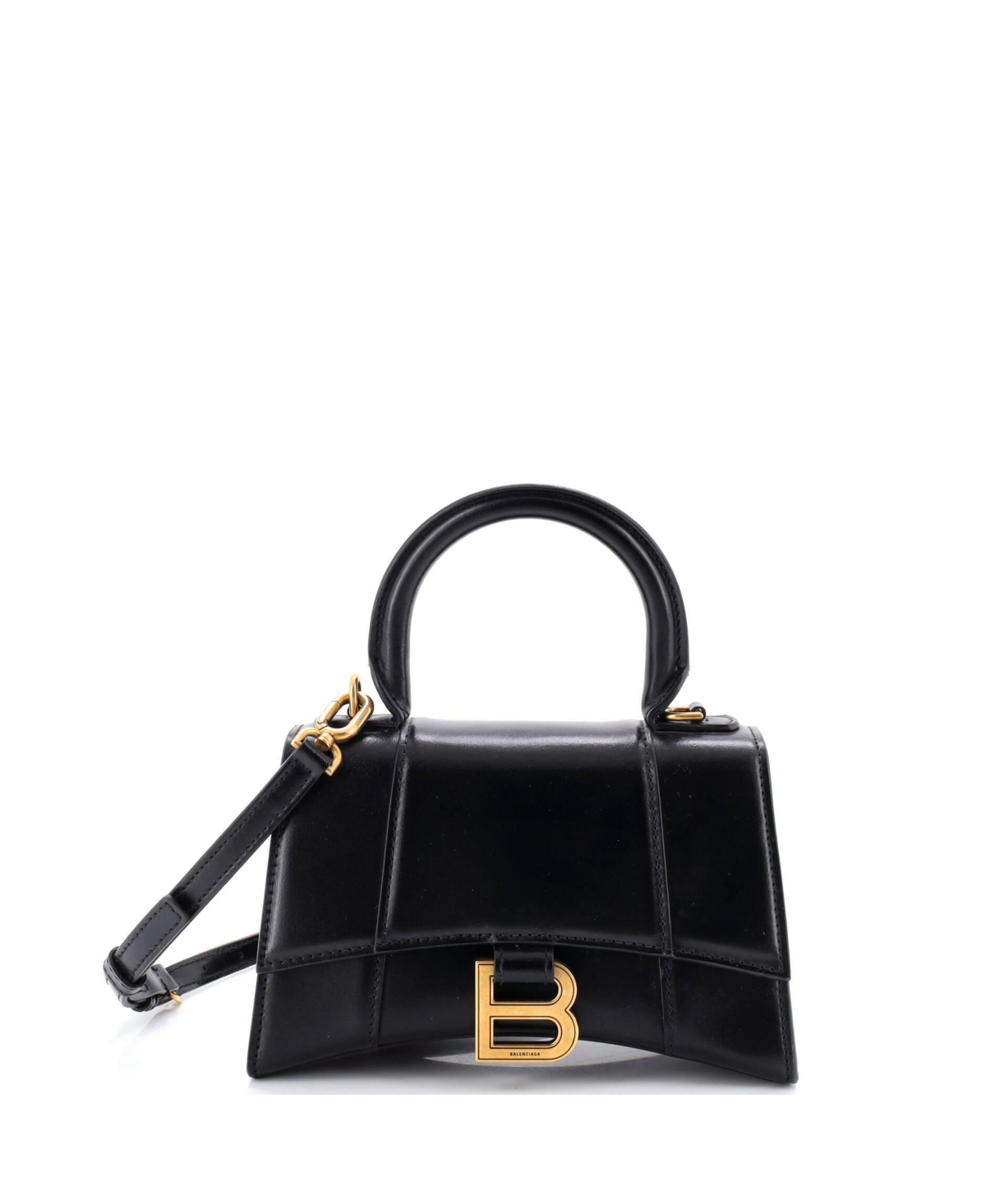 Click here for Pre-Owned Balenciaga Small Hourglass Top Handle Ba... prices