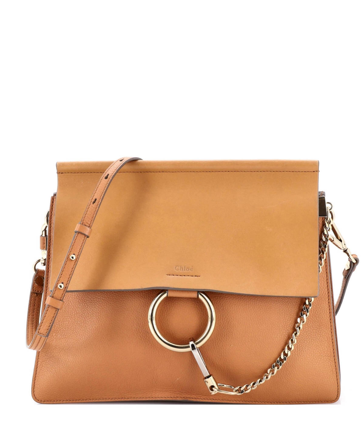 Click here for Pre-Owned Chloe Medium Faye Shoulder Bag Leather -... prices