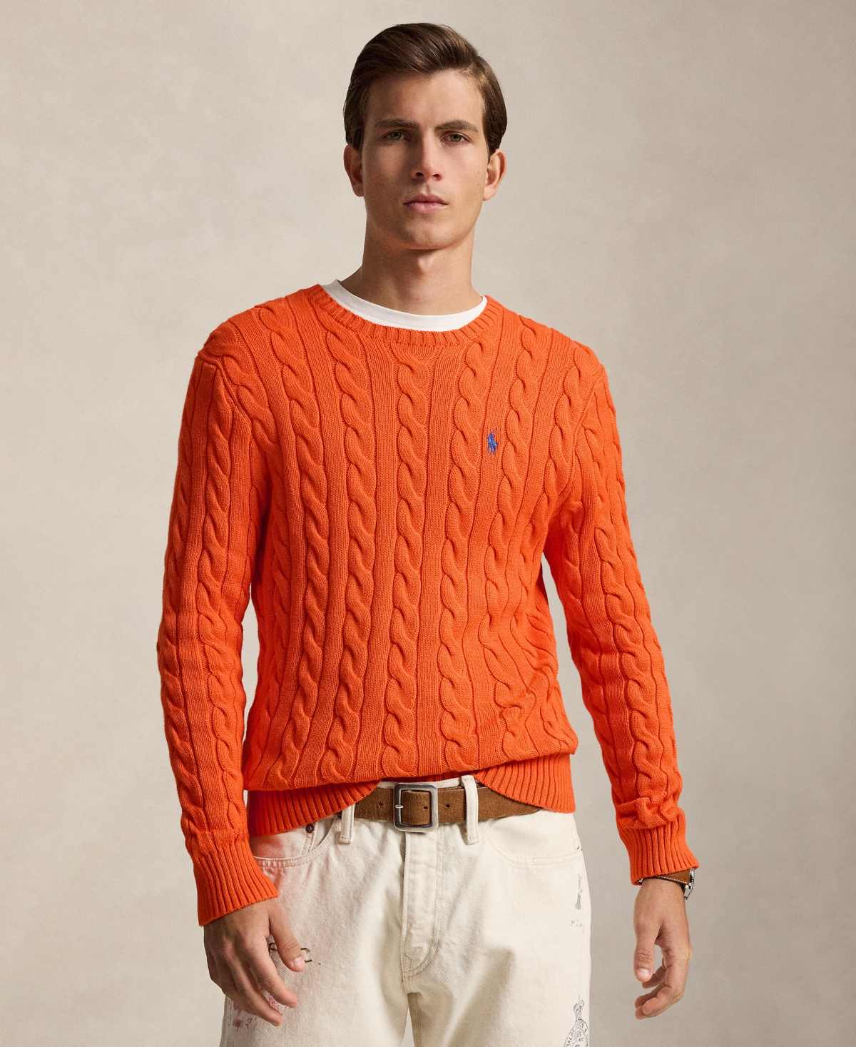 Click here for Polo Ralph Lauren Mens Cable-Knit Cotton Sweater -... prices