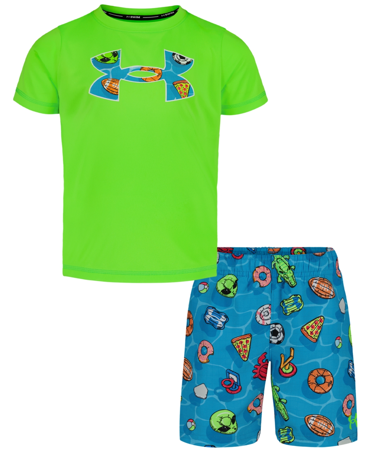 Click here for Under Armour Boys 4-7 Pool Party Swim T-Shirt and... prices