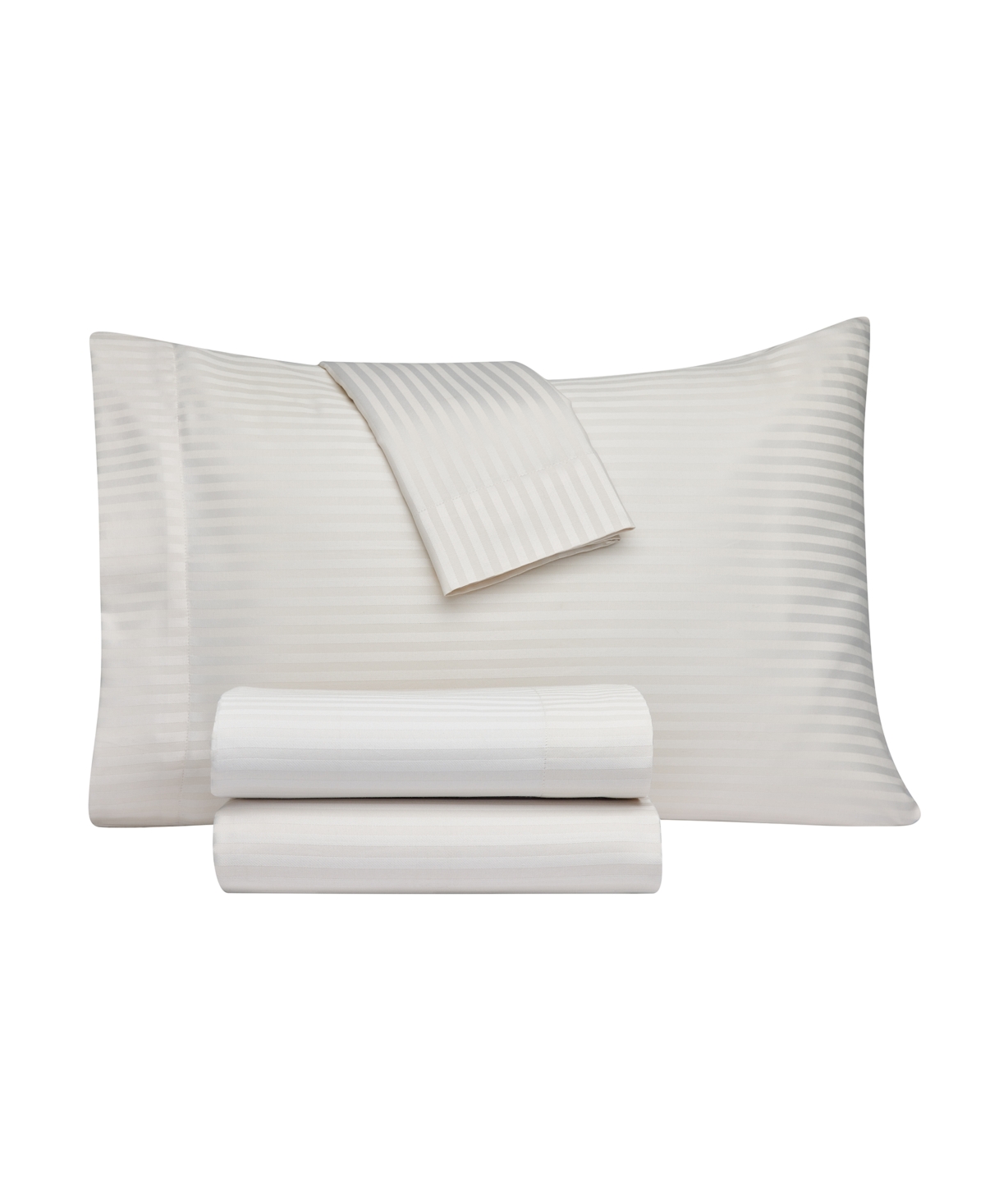 Click here for Macys Dobby Stripe 200-Thread Count Cotton Blend 4... prices