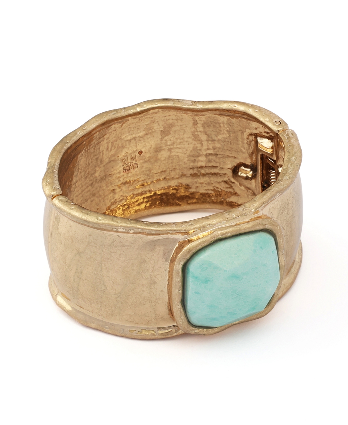 Click here for Robert Lee Morris Soho Turquoise Stone Bangle Brac... prices