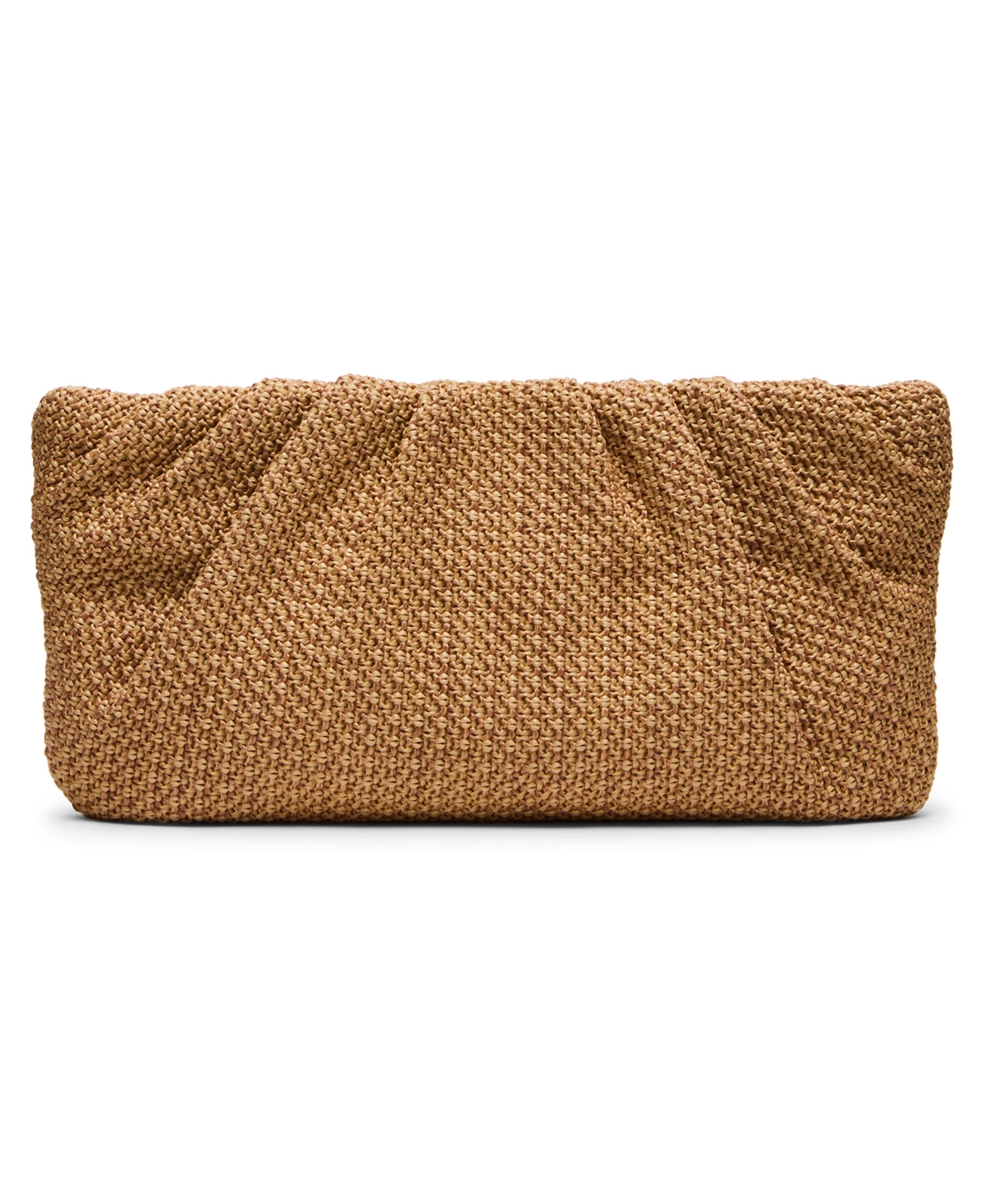 Click here for Steve Madden Bpalomaa Pleated Raffia Clutch - Natu... prices