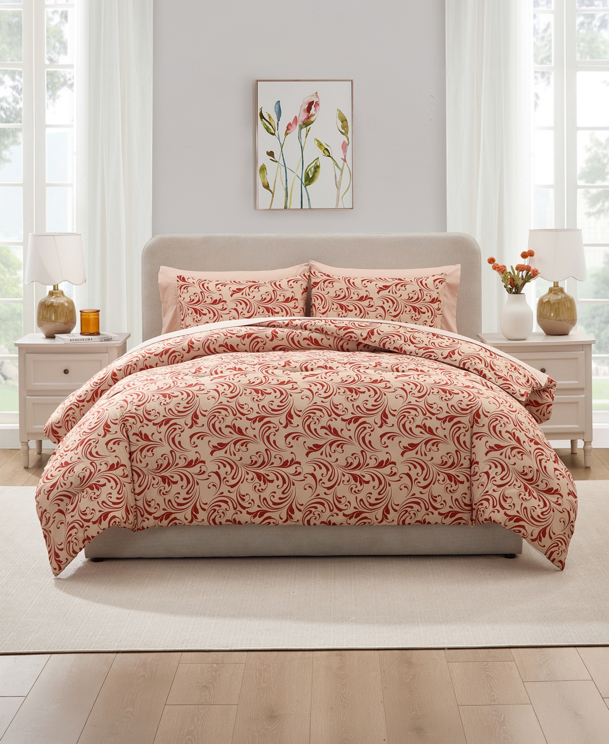 Click here for Nestl Luxury Soft Biomorphic Design 7-Pc. Comforte... prices