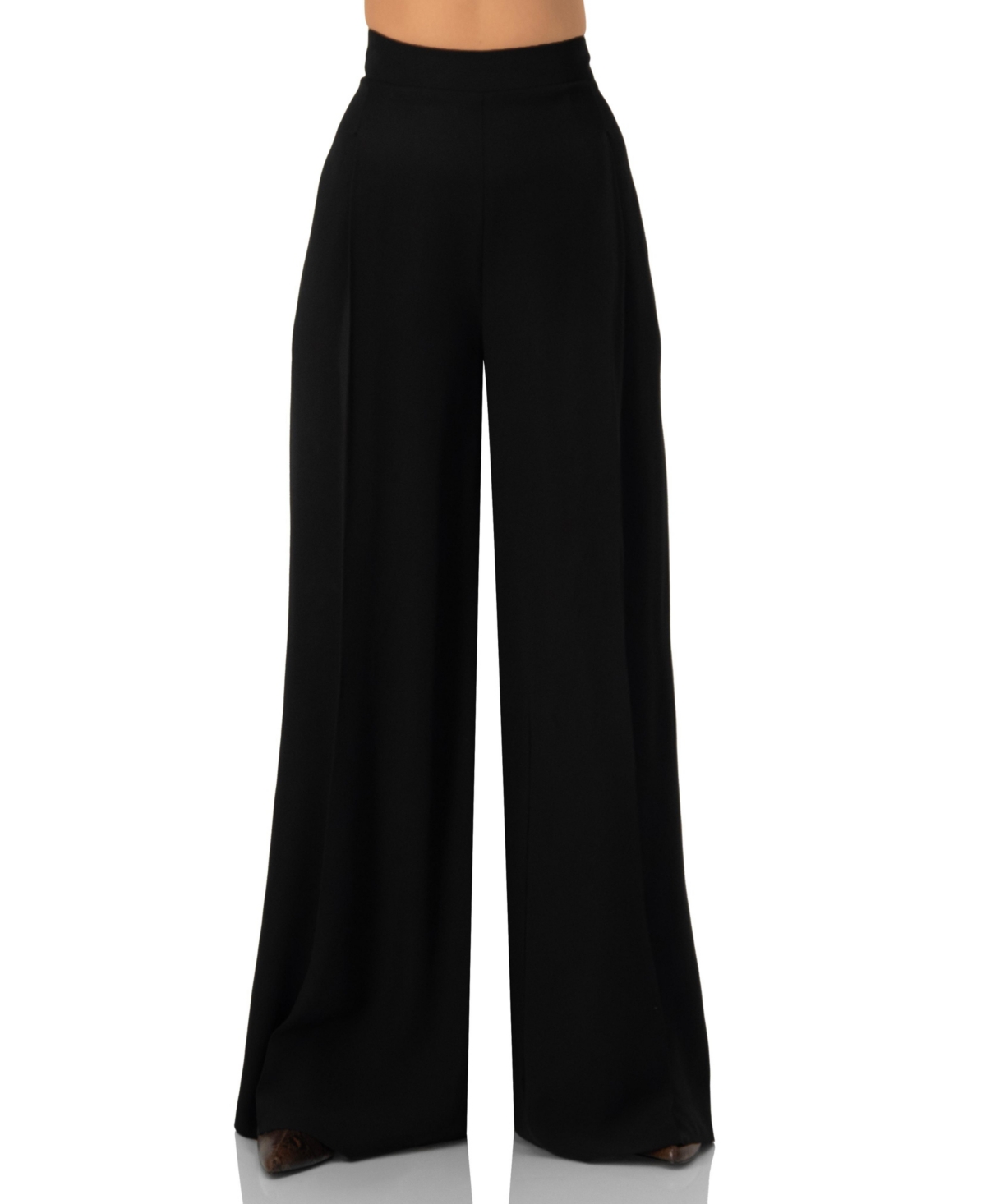 Click here for Ivonne Womens Maxi Wide Leg Trousers - Black prices