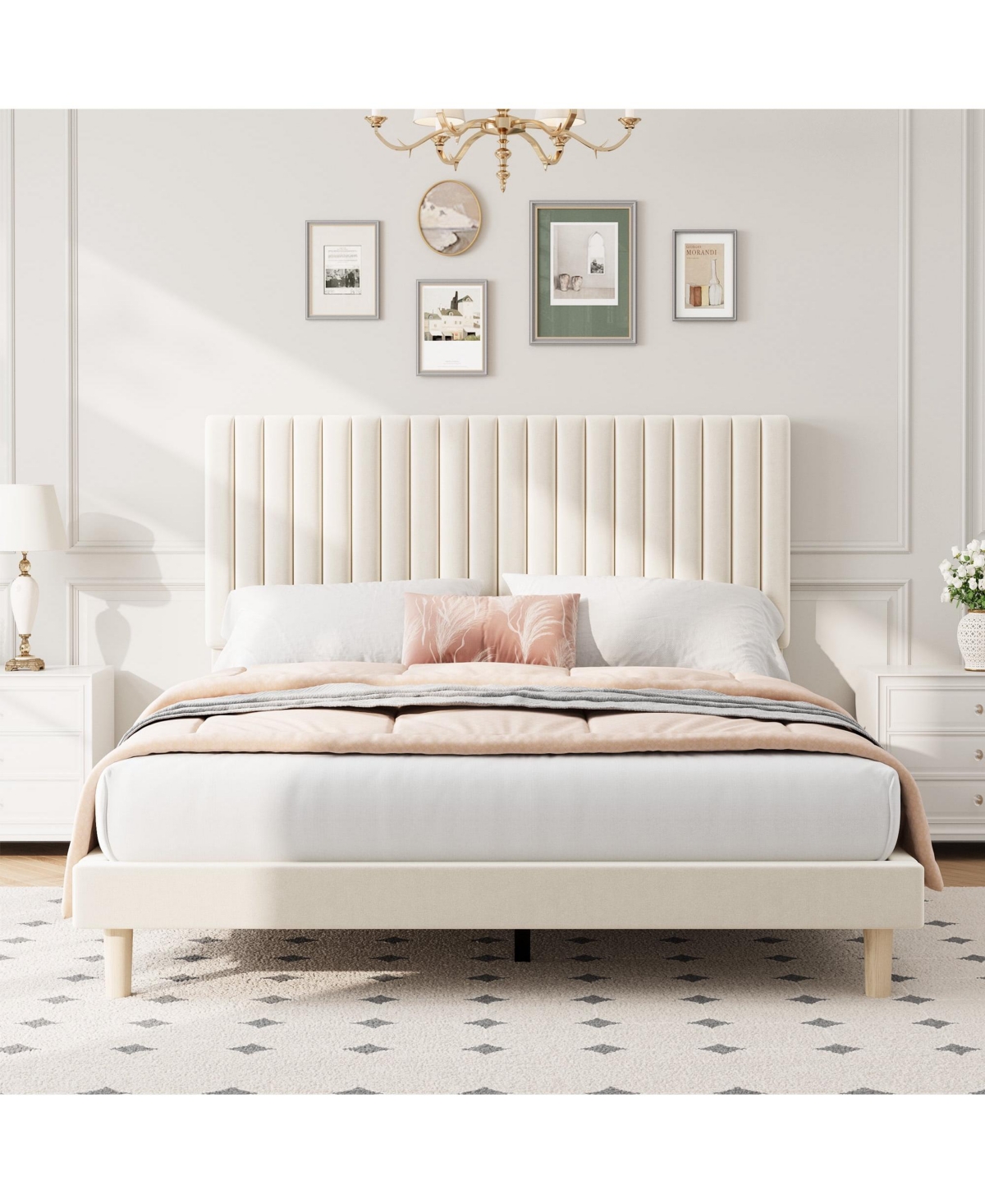 Click here for gaomon Upholstered Platform Bed Frame with Headboa... prices