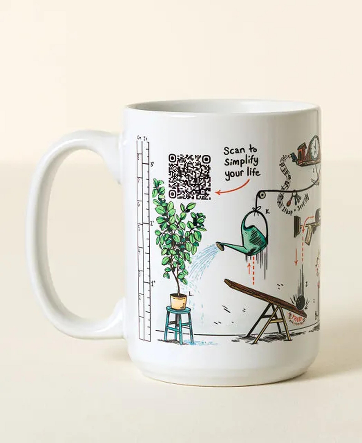 Click here for Uncommon Goods Daily Life Hack Interactive Qr Mug... prices