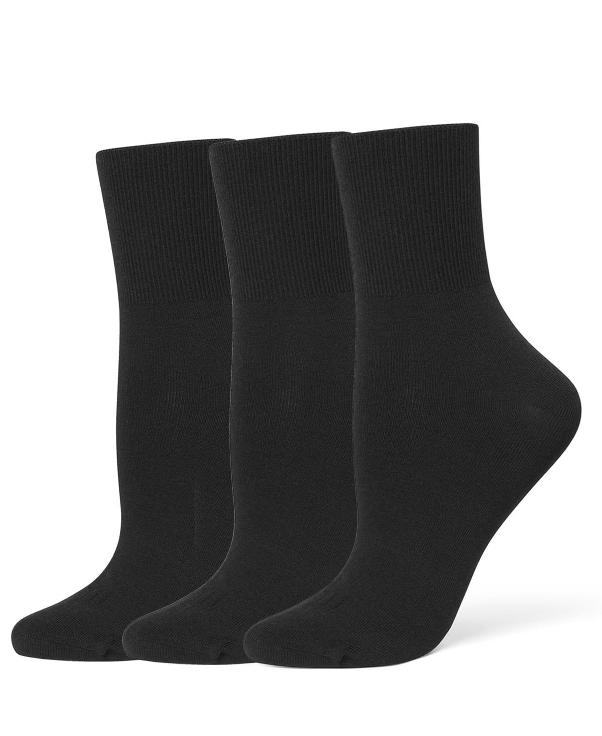 Click here for Hue Womens 3-Pk. Bobby Ribbed-Cuff Crew Socks U233... prices