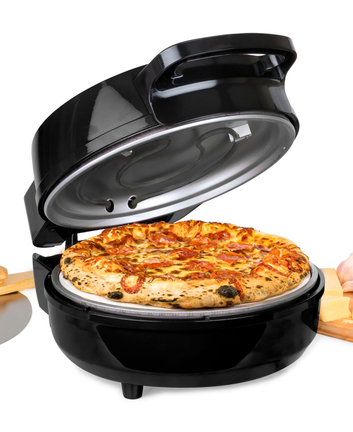 Click here for HomeCraft 12 Stone Baked Pizza Maker - Black prices