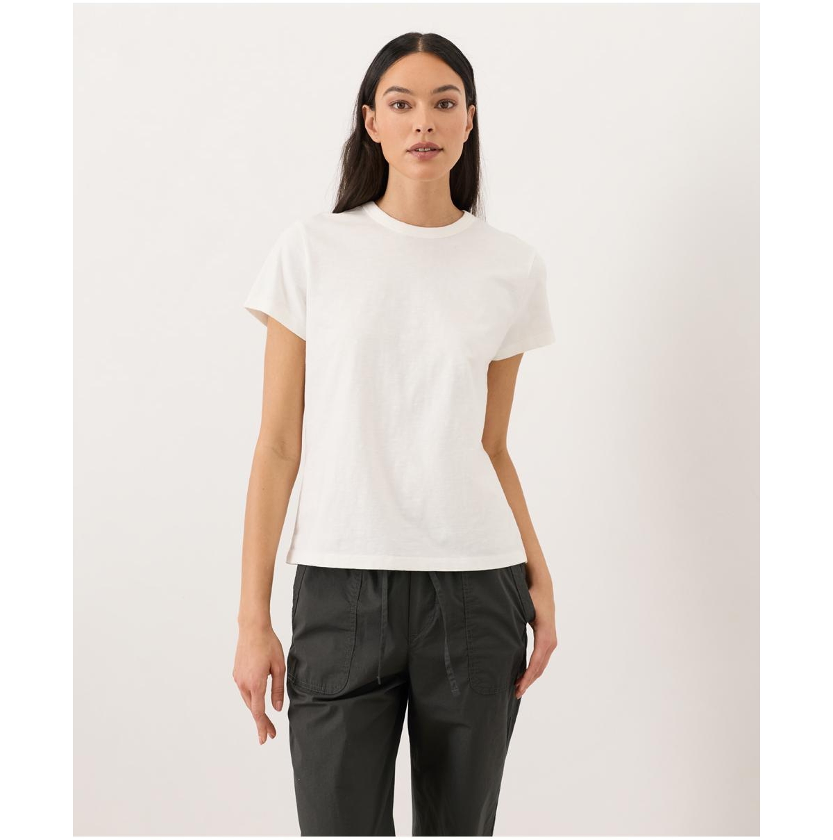 Click here for Pact Womens Organic Cotton Slub Crewneck Tee - Cre... prices