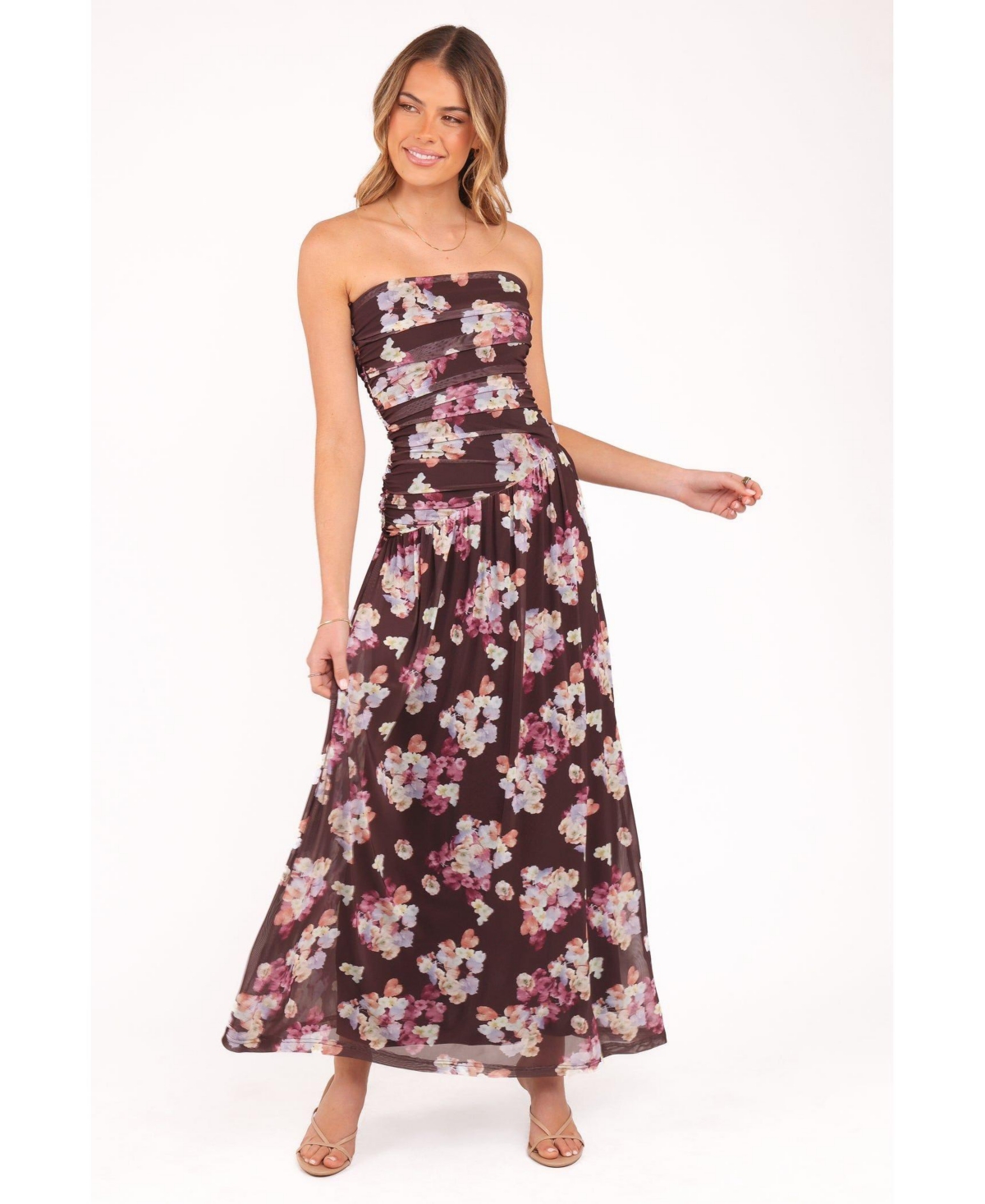 Click here for Petal and Pup Womens Calypso Maxi Dress - Purple f... prices