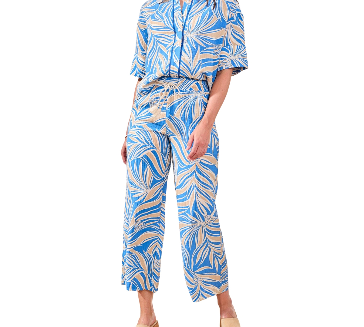 Click here for Tribal Womens Printed Ankle Pants - Royal prices