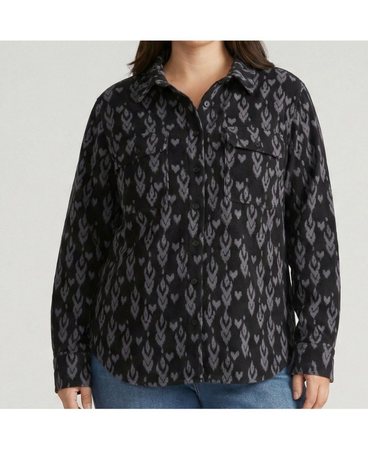 Click here for Universal Standard Plus Size Maine Stretch Flannel... prices