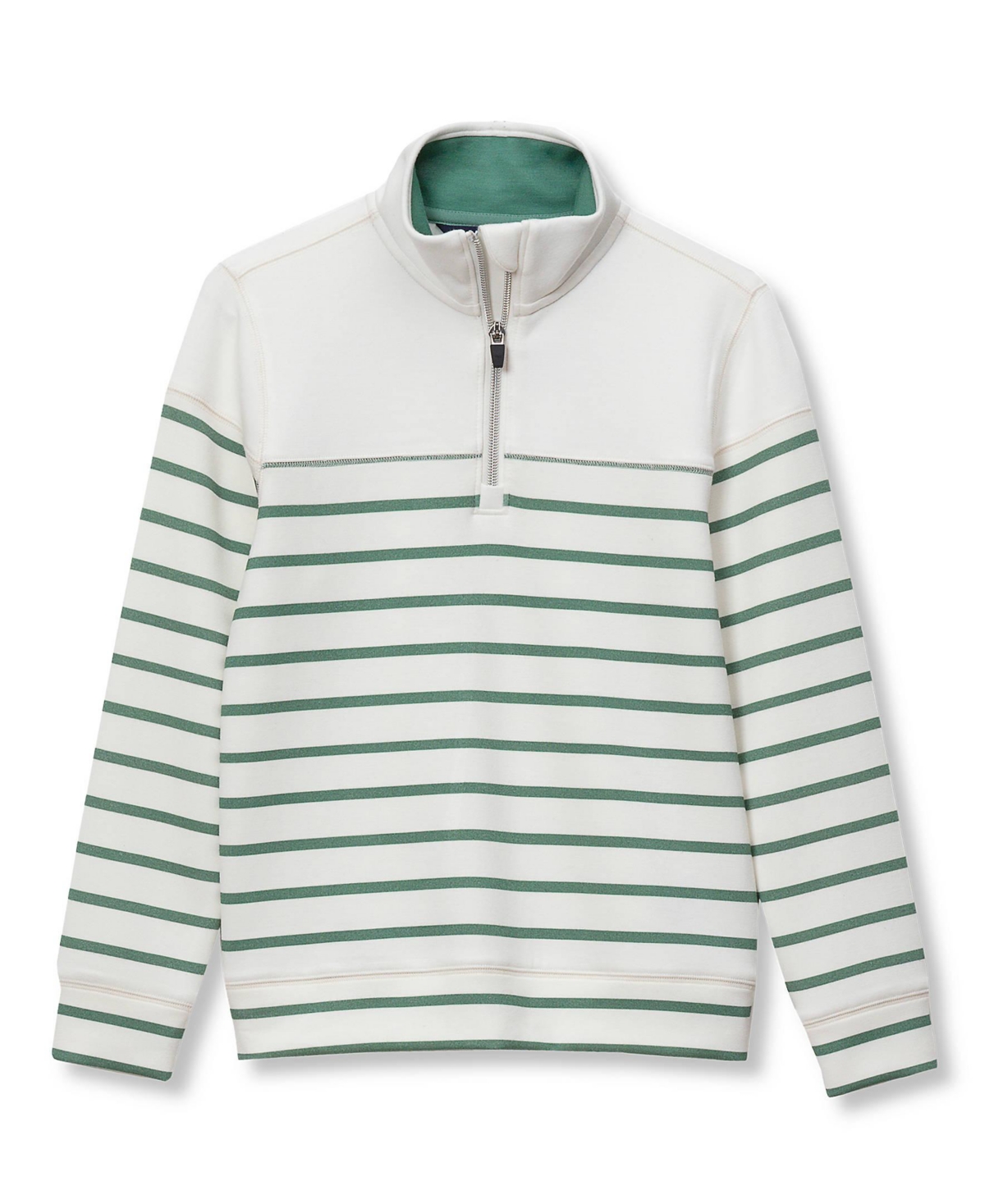Click here for Lands End Boys Quarter Zip Pullover - Birch/spruce... prices