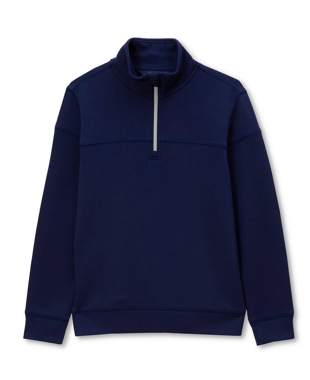 Click here for Lands End Boys Quarter Zip Pullover - Navy prices