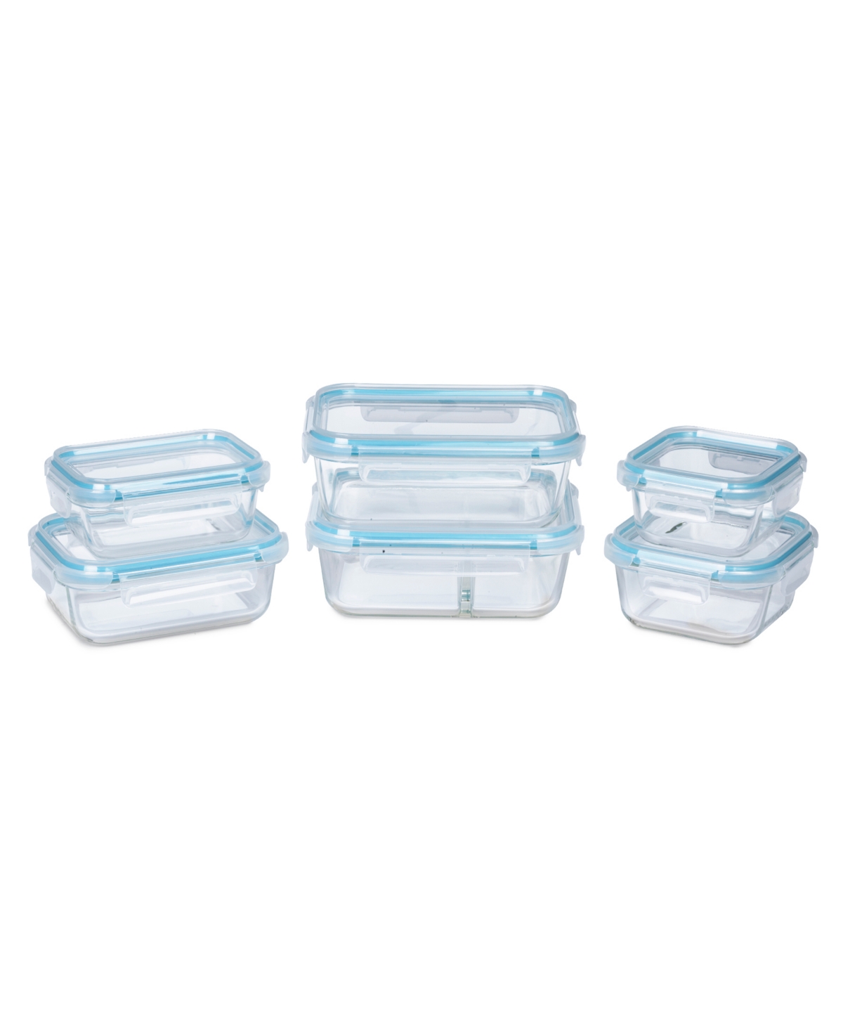 Click here for Sedona Kitchen 12-Pc. Glass Food Storage Set - Blu... prices