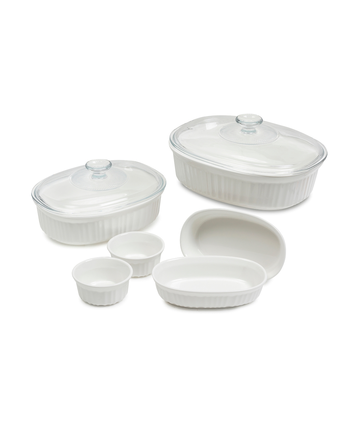 Click here for Sedona Kitchen 10-Pc. Ceramic Baking Set - White prices
