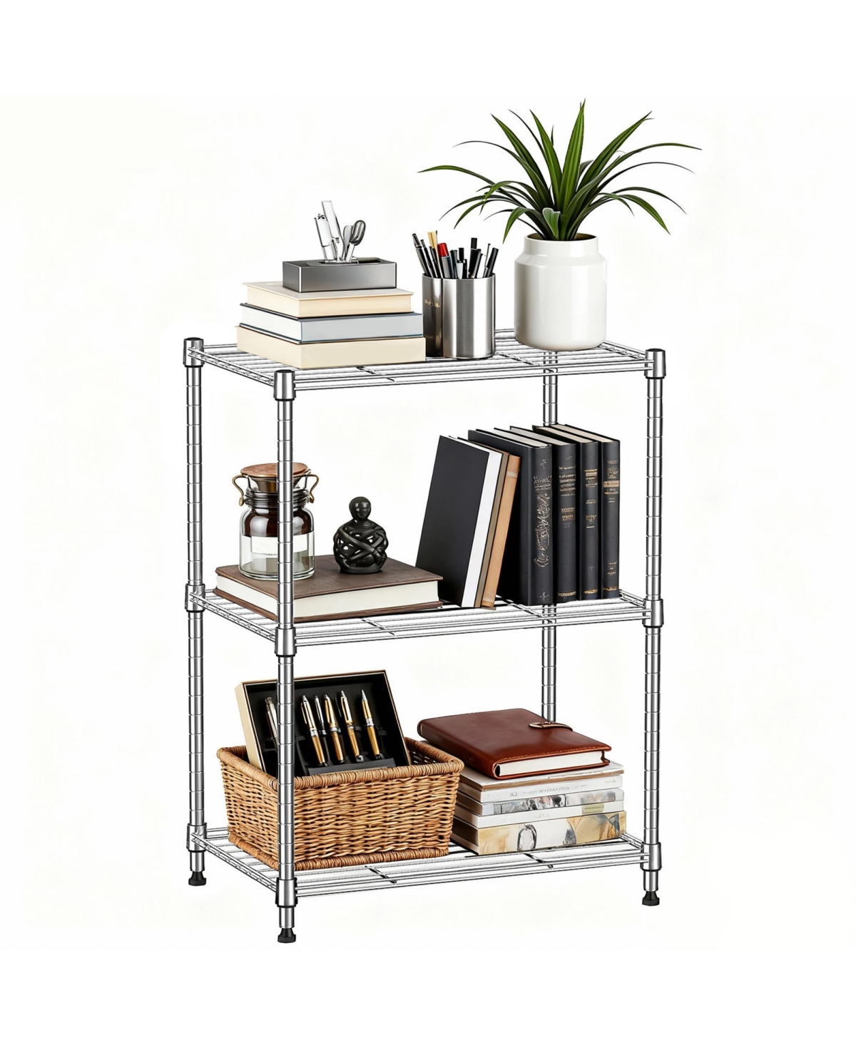 Click here for Rainsken 3-Tier Wire Storage Shelving  Adjustable... prices