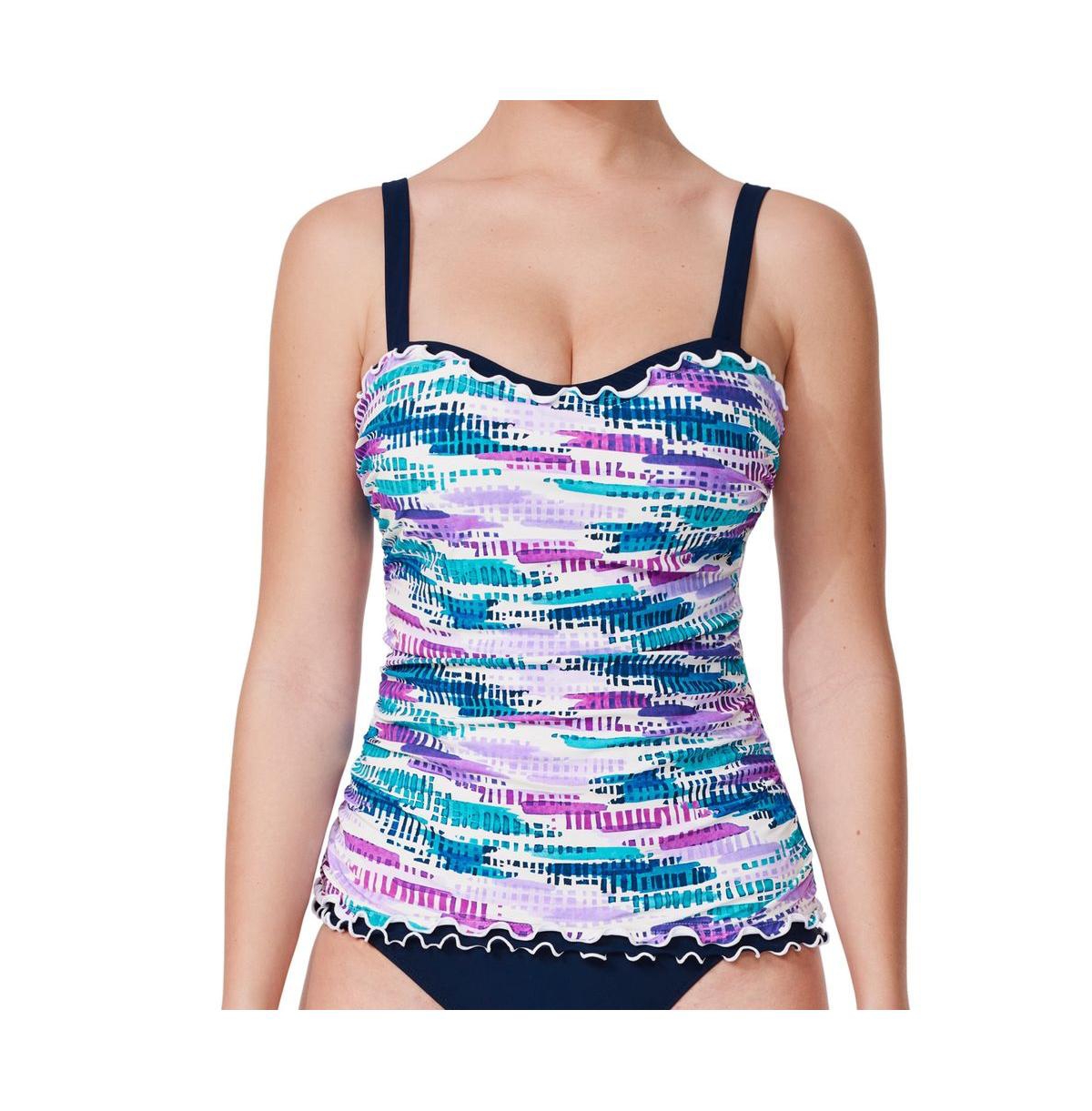 Click here for Gottex Womens Canva Tricolore E-Cup Tankini Top -... prices