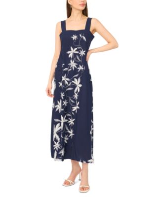 Click here for Msk Womens Square Neck Thick Strap Maxi Dress prices