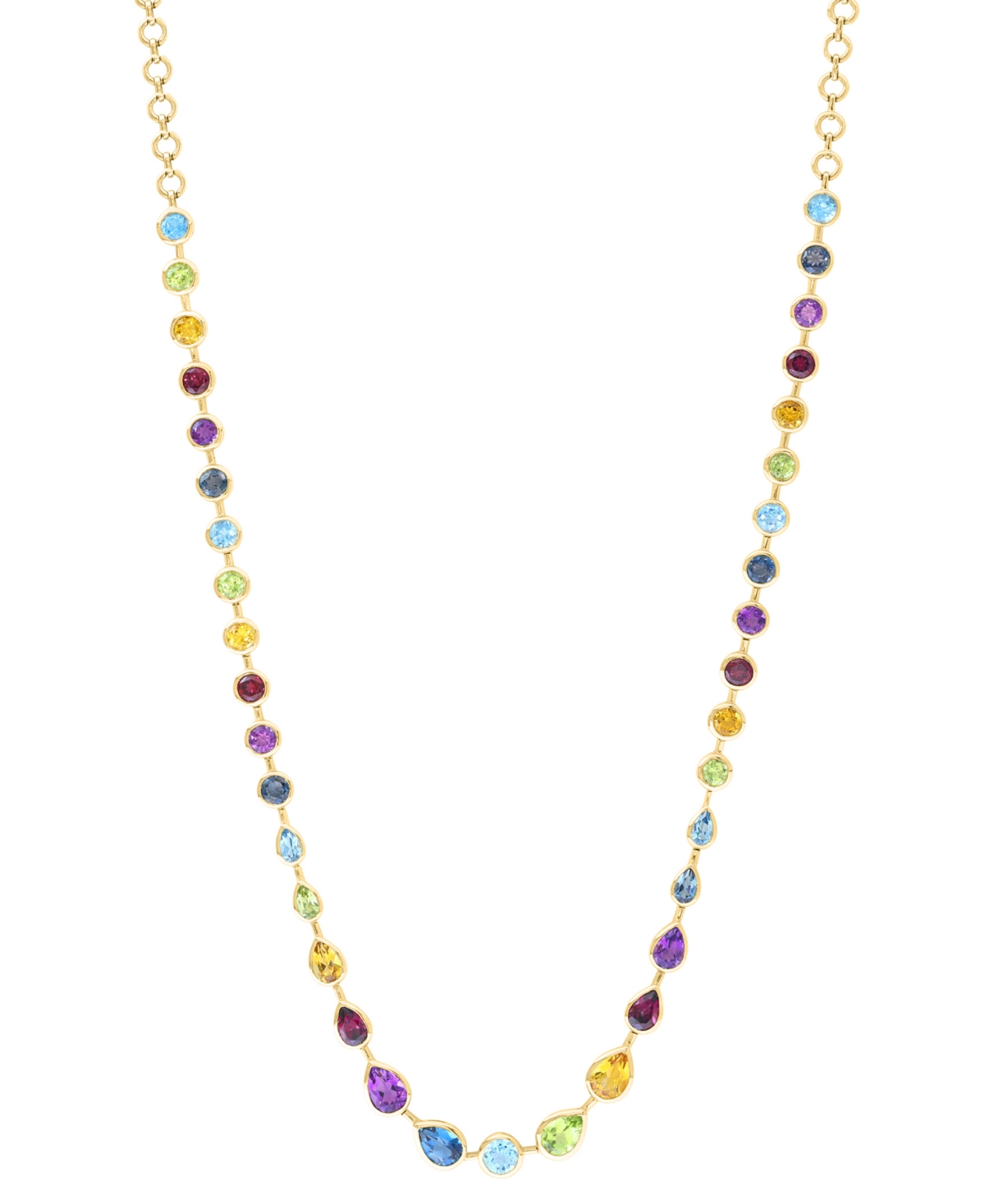 Click here for Effy Collection Multi-Gemstone (16 ct. t.w.) Neckl... prices