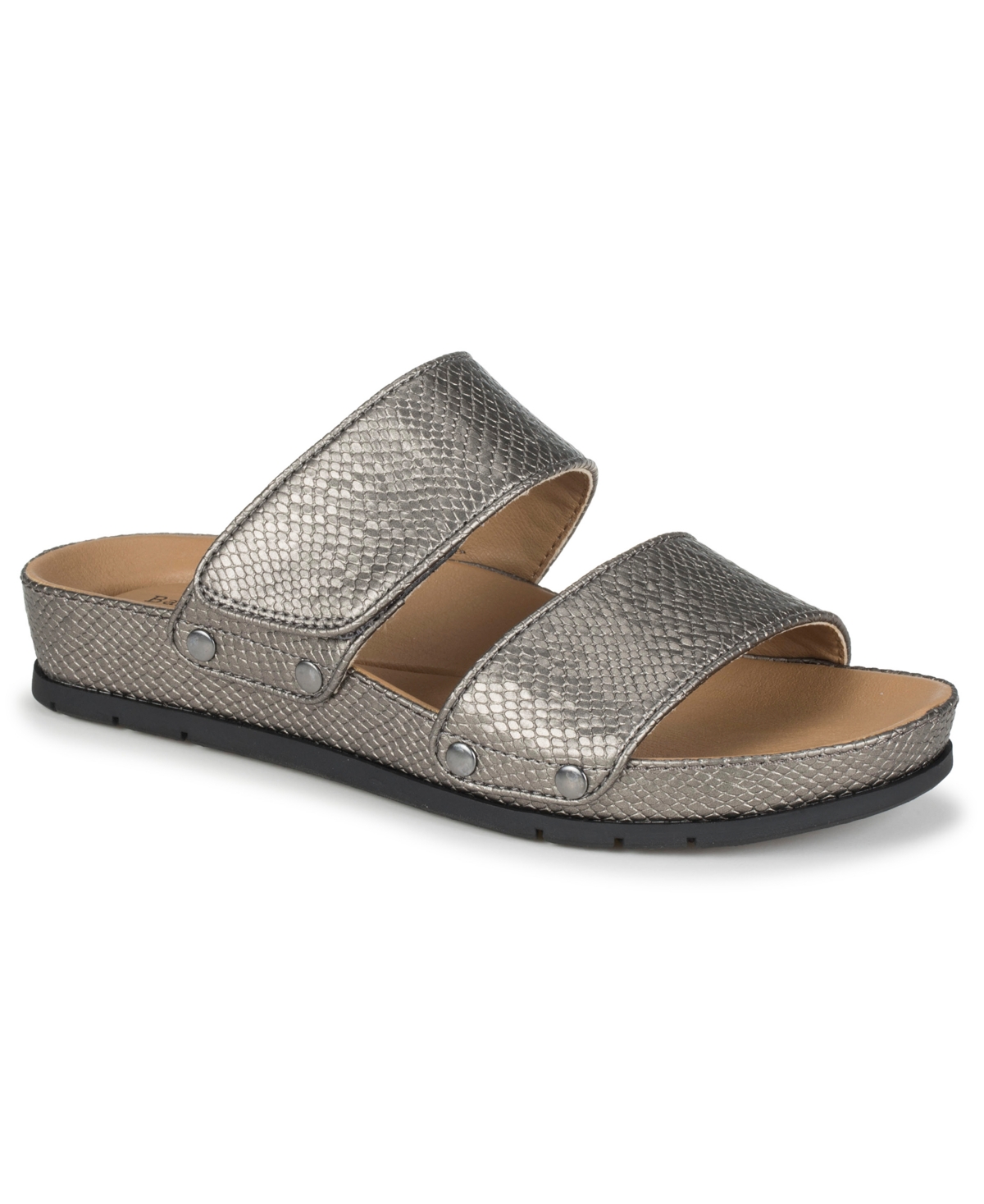 Click here for Baretraps Womens Wilana Slip-On Sandals - Pewter prices