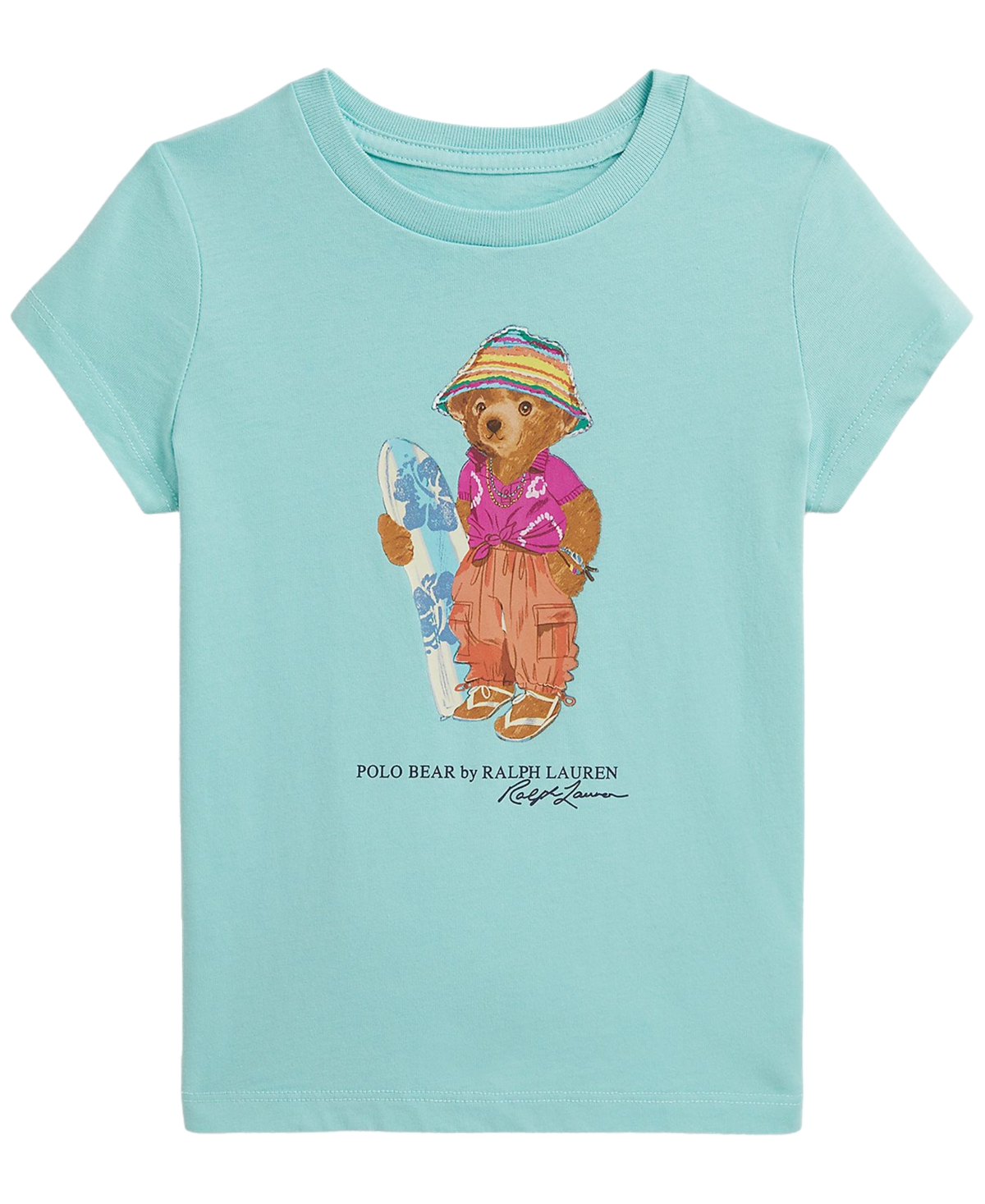 Click here for Polo Ralph Lauren Girls 2T-6X Polo Bear Cotton Jer... prices