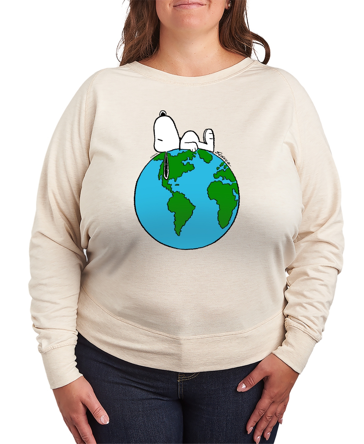 Click here for Hybrid Apparel Plus Size Peanuts Snoopy Earth Fren... prices