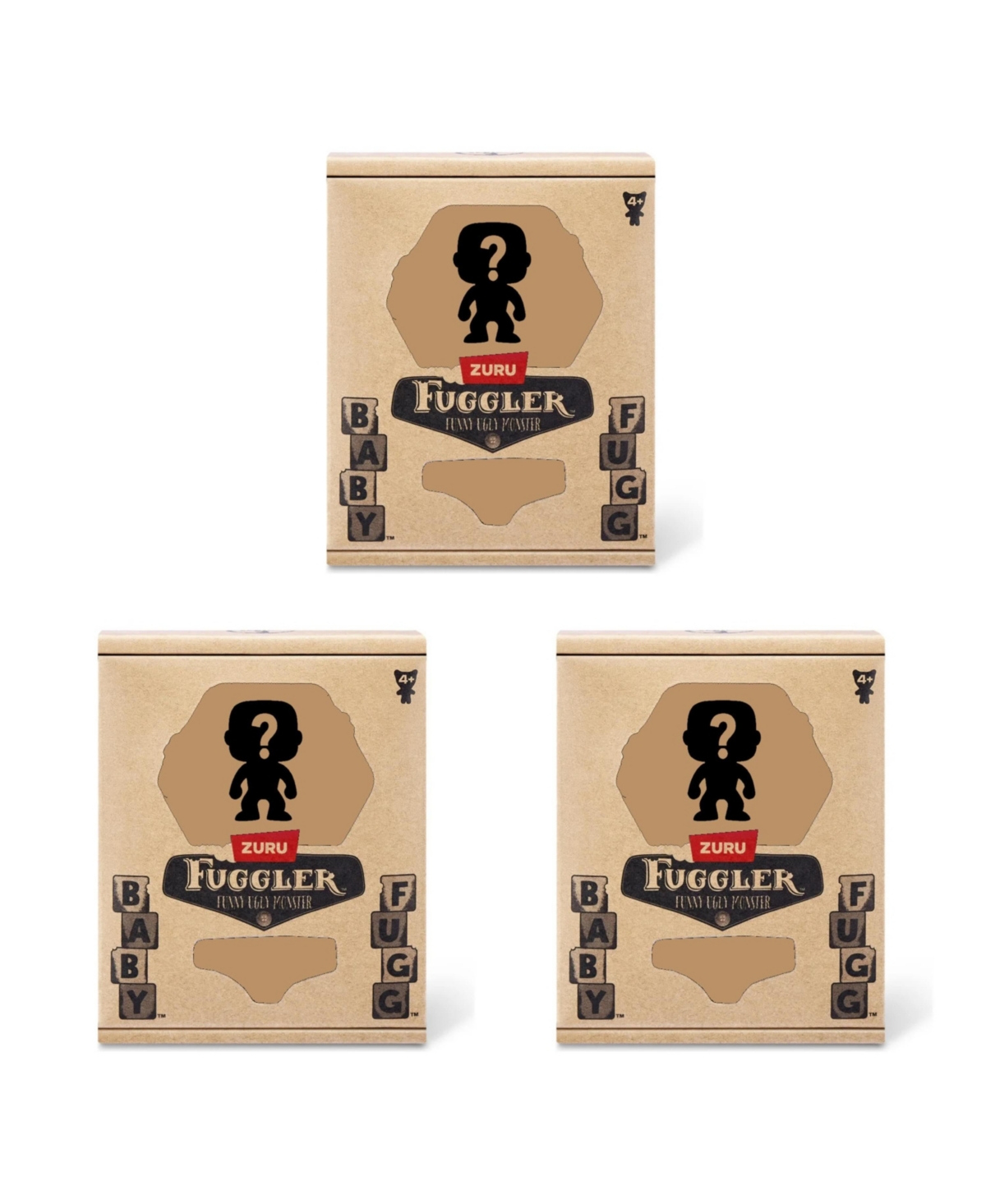 Click here for Fuggler Set of 3 Zuru Baby Fugg 3.5 Inch Plush Toy... prices