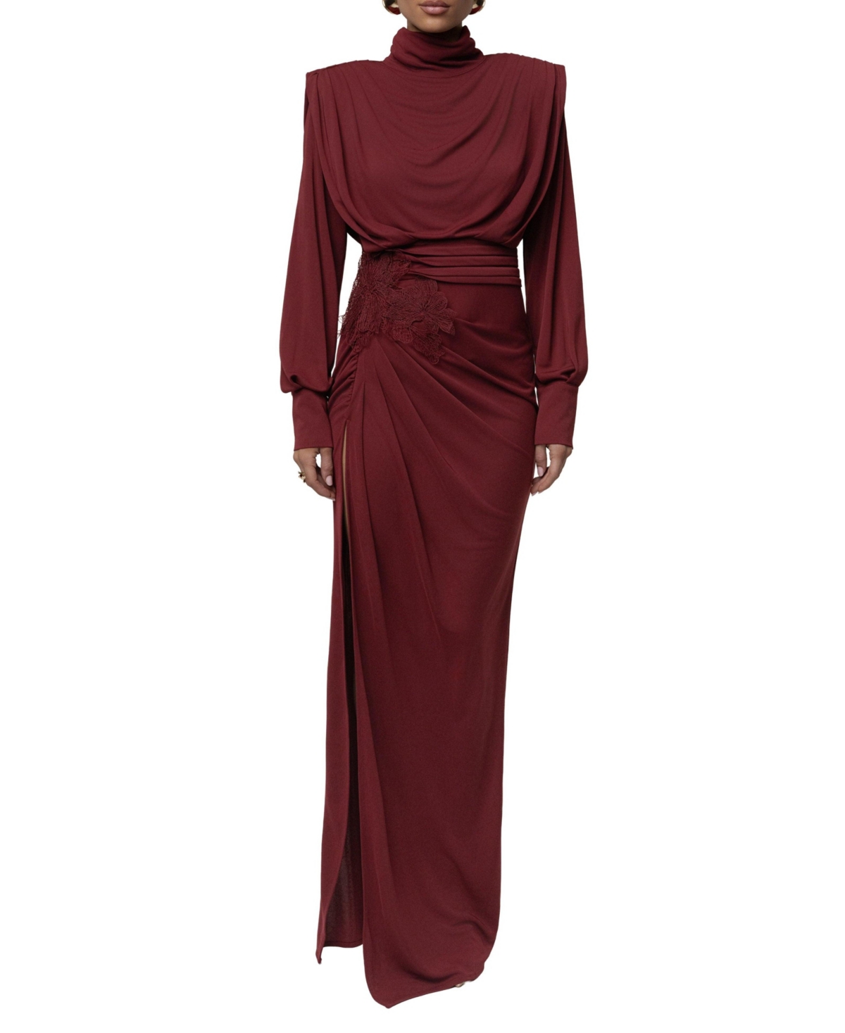 Click here for Jluxlabel Womens Radiance Maxi Gown - Red prices