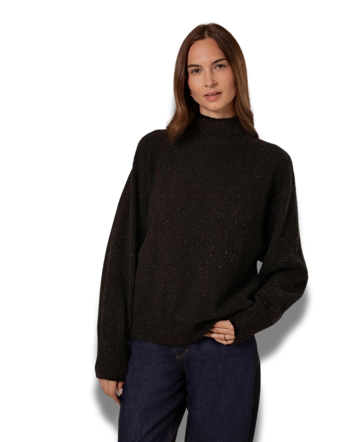 Click here for Celtic & Co. Womens Luxe Flecked Dolman Sweater -... prices