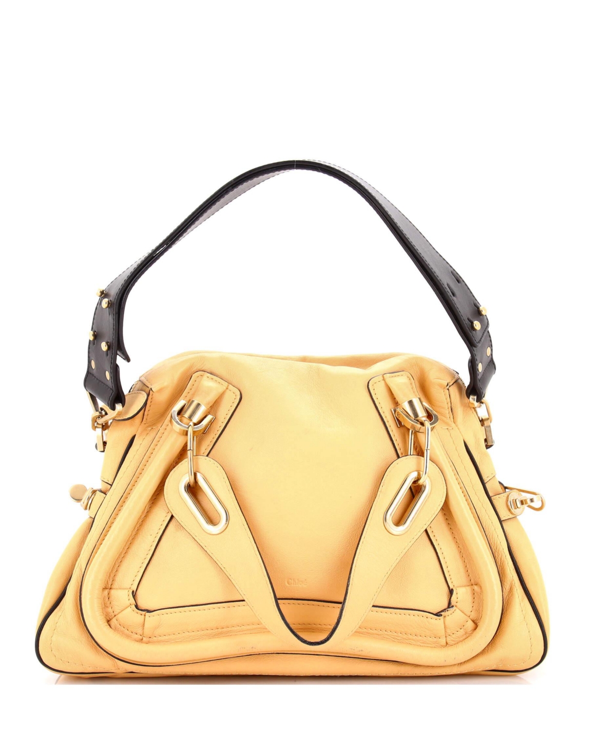 Click here for Pre-Owned Chloe Medium Paraty Top Handle Bag Leath... prices