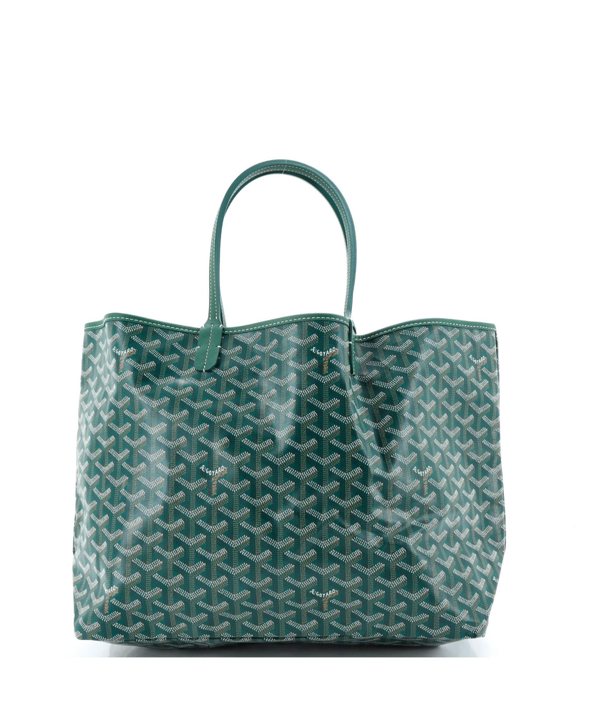 Click here for Pre-Owned Goyard Pm Saint Louis Tote Coated Canvas... prices